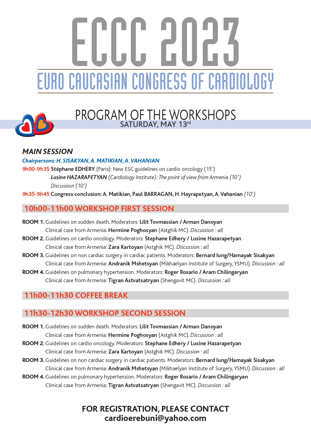 Le nouveau programme de l'ECCC 2023 - ASAF